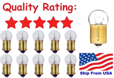 10x 57 Light Bulb Miniature Gauge Cluster Instrument Panel 12v G-4.5 ...