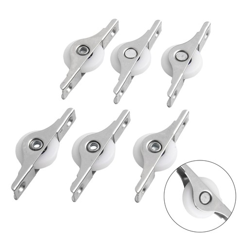 Scroll Wheel Single Hardware Home Nylon Plastic+stainless Steel Sliding ...