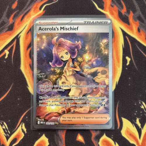 Acerola’s Mischief 183/132 SPECIAL ILLUSTRATION RARE - Mega Evolution ...
