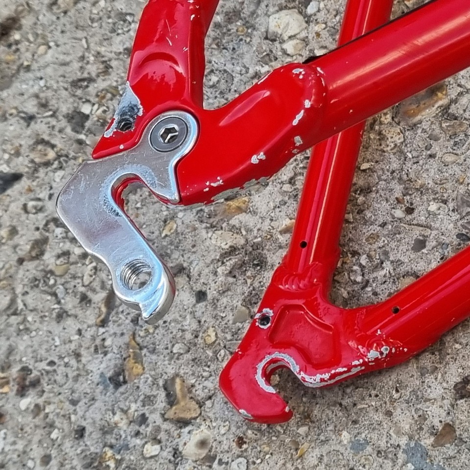 Kona Nunu Mountain bike frame Butted 7005 Aluminium red retro bicycle ...