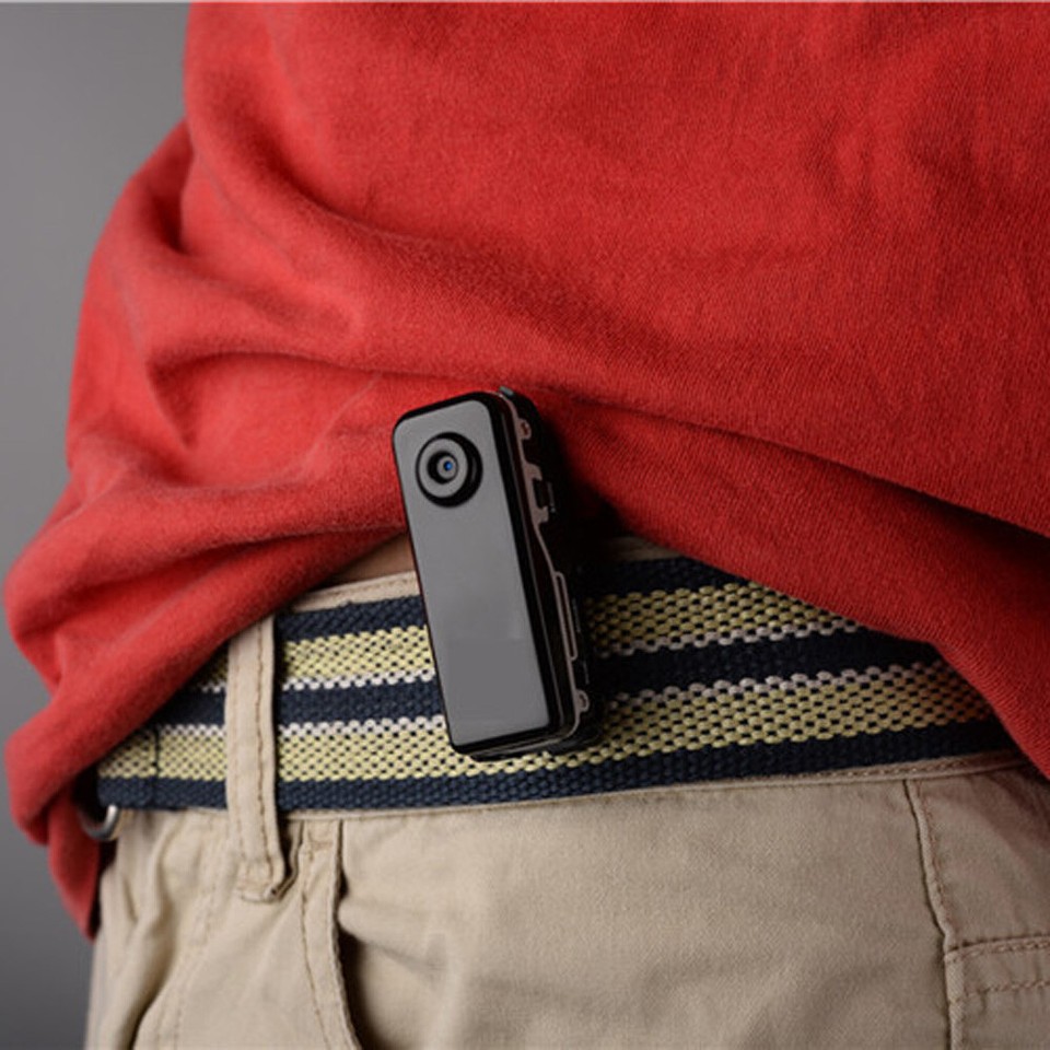 Mini Police Body Camera HD 1080P Video DVR Clip IR Night Cam 8-Hour ...