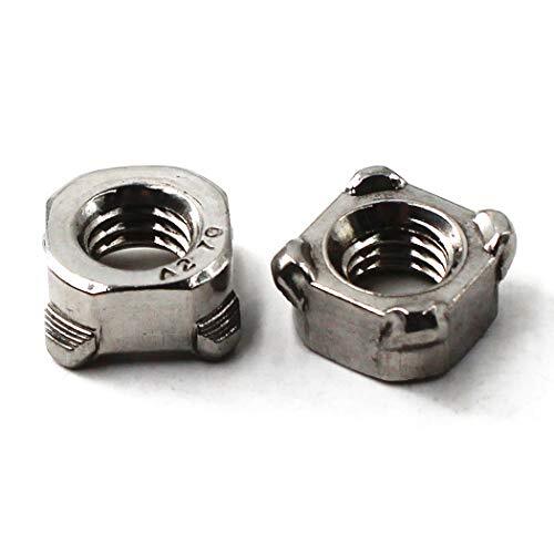 M10 Square Nut Weld Nut 304 Stainless Steel Thread Nut Pack of 20 | eBay