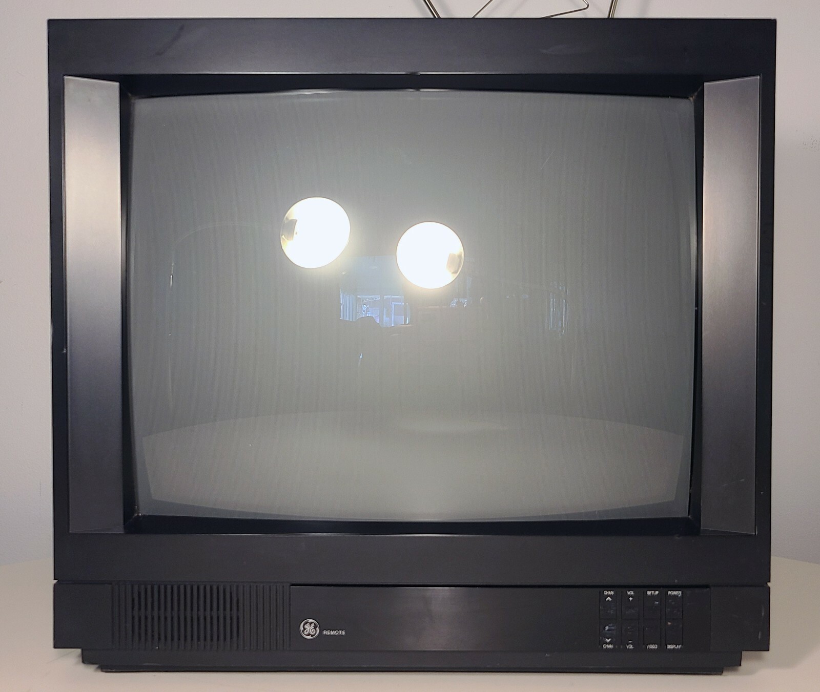 GENERAL ELECTRIC VINTAGE TELEVISION SET BIG 19" COLOR TV 20GT405A 1980s ...