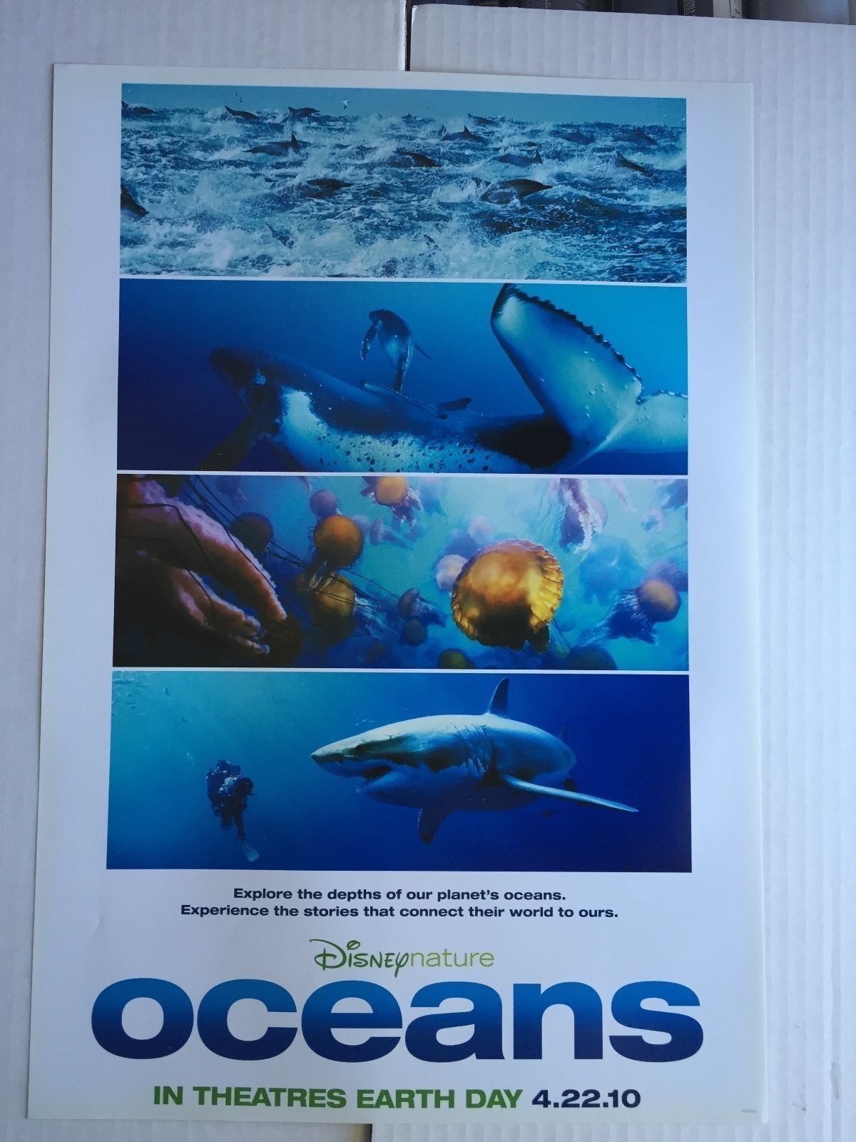 DISNEY NATURE OCEANS 13x19 PROMO MOVIE POSTER | eBay