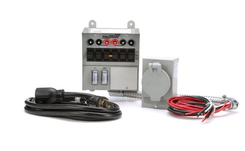 Portable Generator Power Transfer Switch Pre Wired 30 Amp 6 Circuit ...