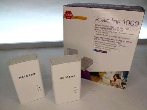 NETGEAR Powerline 1000 Network Wired Ethernet Extender (PL1000-100PAS ...