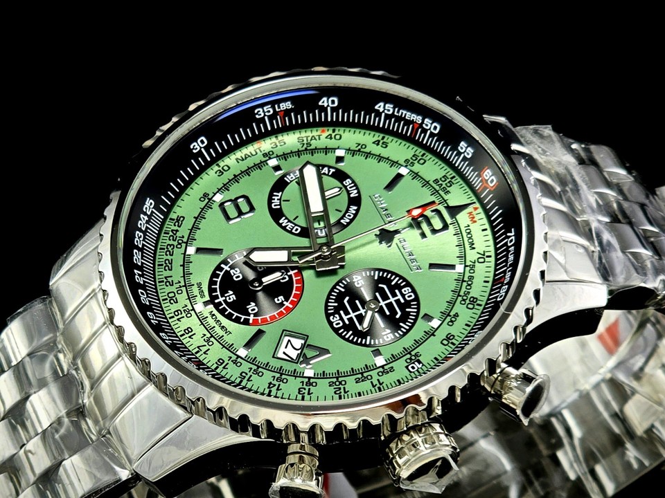 CHASE DURER CDW-0073 FLIGHT COMMANDER WITH NAVITIMER FUNCTION AND LINK ...