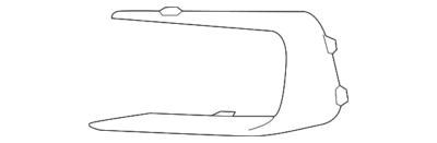 Genuine Acura Garnish R Front Bumper Trim 71104-TJB-A50 | eBay