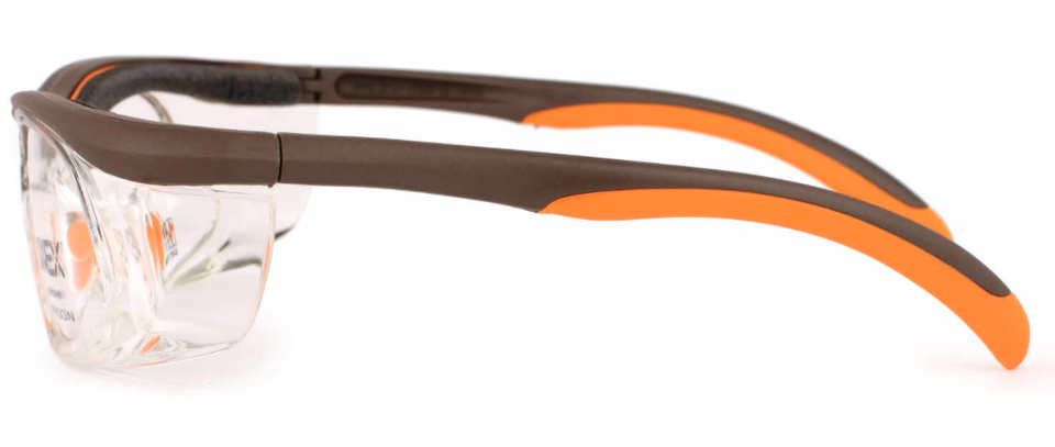 Saftey glasses Honeywell Uvex SW06 Titmus Eyewear, Clear,Orange,Brown ...