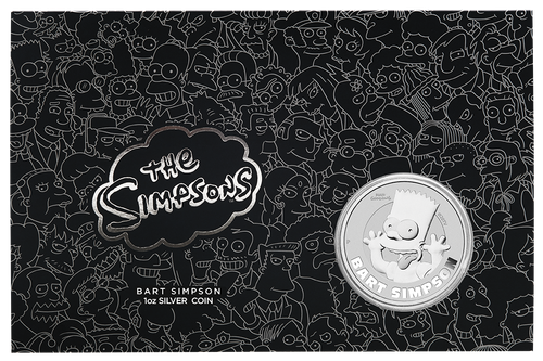 2022 The Simpsons Bart 1oz Silver Perth Mint Coin in Card | eBay Australia
