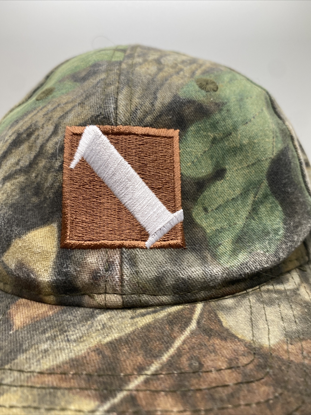 Vintage Army Ranger Camouflage Snapback Hat Cap EUC - Gem