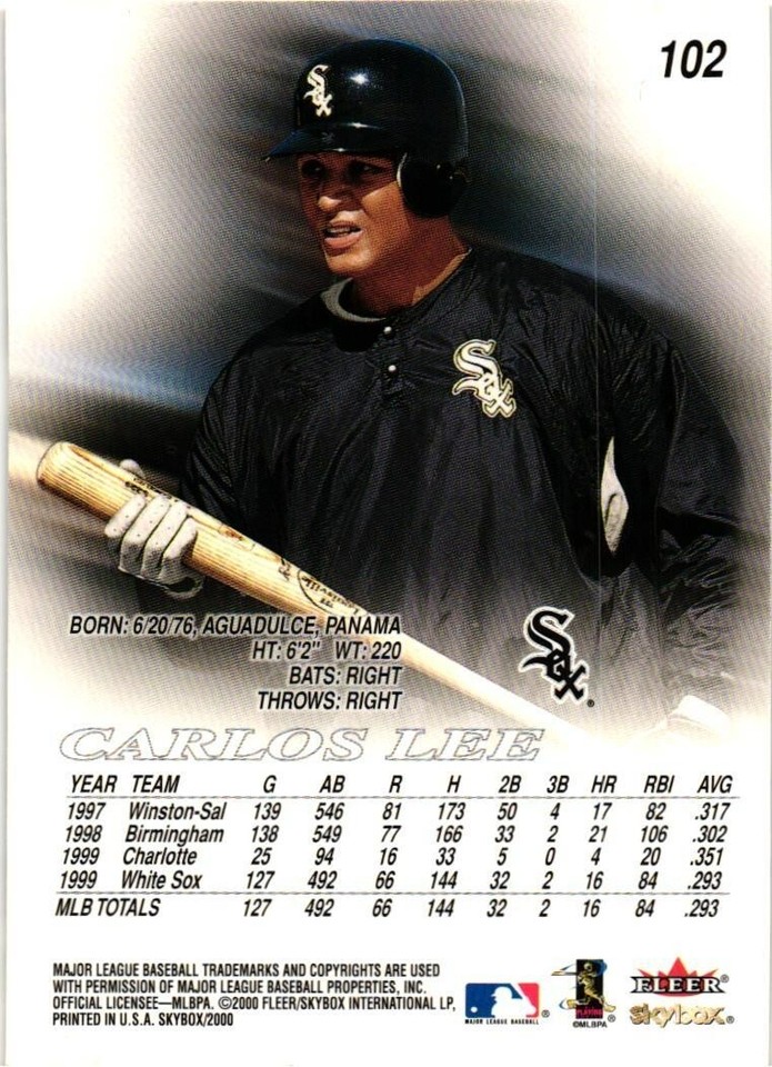 2000 SKYBOX PREMIUM CARLOS LEE #102 CARD $0.99 VALUE BOX | eBay