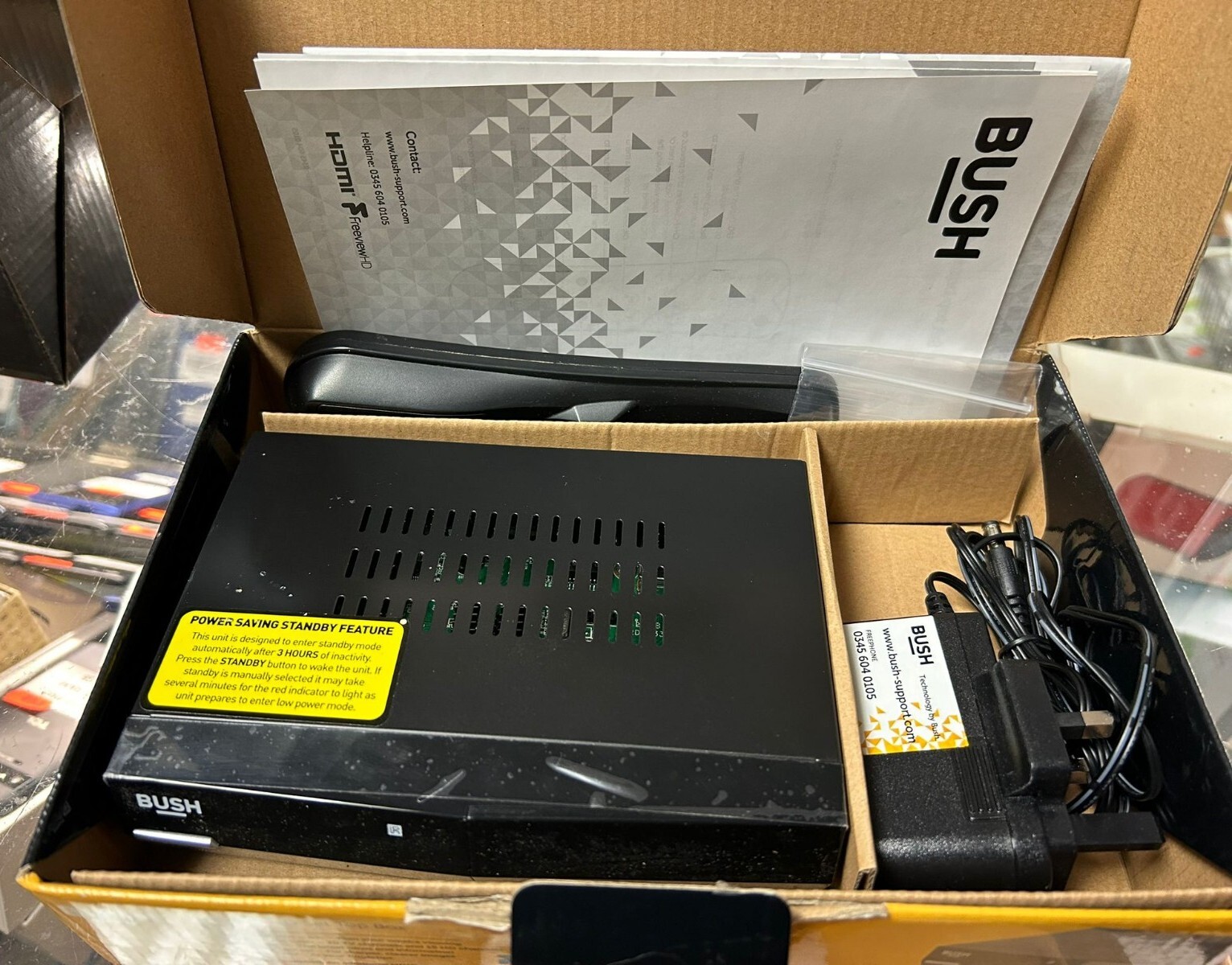 BUSH FREEVIEW HD SET TOP BOX CDVBT2 FULL HD | eBay