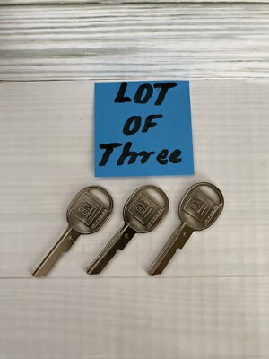 GM Keys Vintage 1970s & 1980s LOT of Three Keys Blanks | eBay