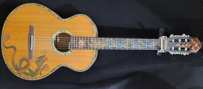 Blueberry NEW IN STOCK Handmade Classical Guitar Nylon Strings Dragon ...