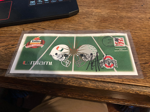 2003 Tostitos Fiesta Bowl Championship Miami vs Ohio State Envelope ...