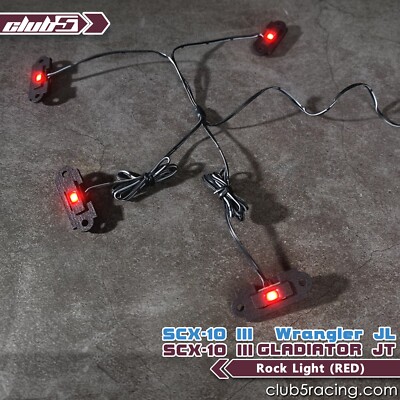 Custom Rock Light for Axial SCX10 III JT Gladiator ( 6V, Waterproof ...