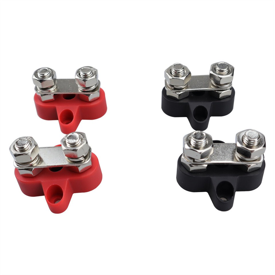 Battery Power Stud Junction Post,M6 Dual Power Distribution Block for ...