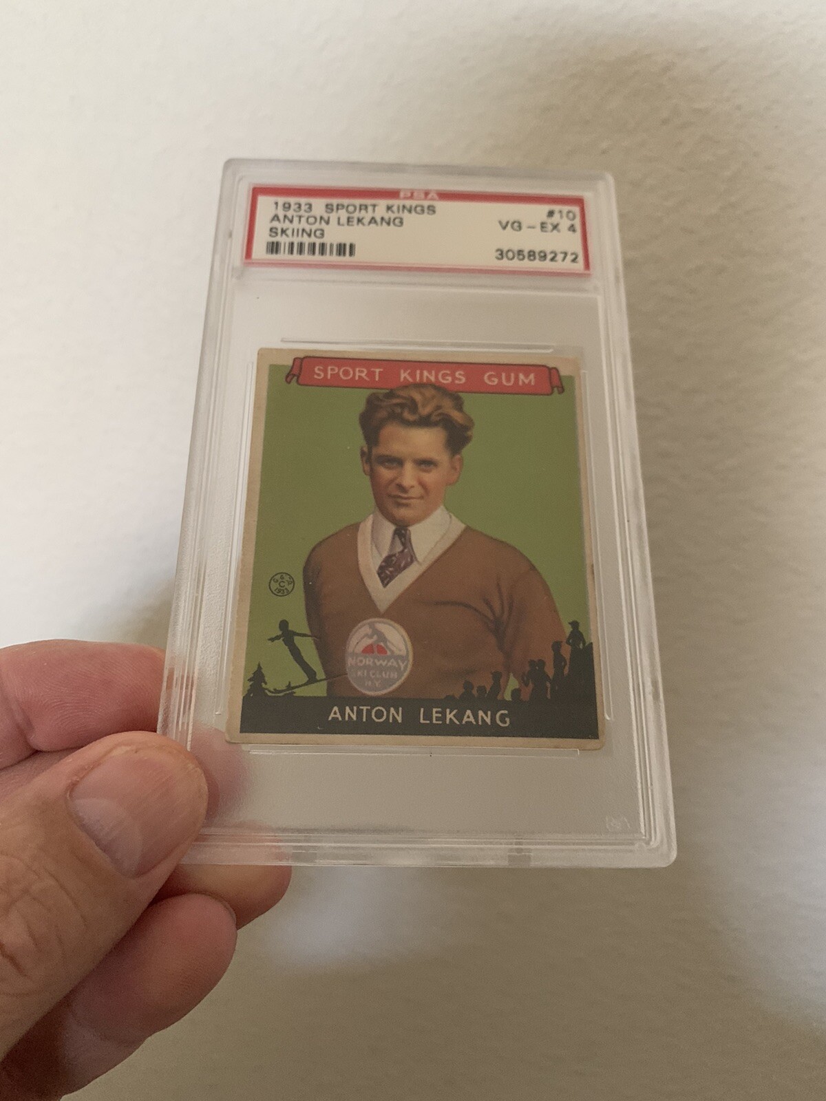 1933 Sport Kings Anton Lekang #10 PSA 4 | eBay