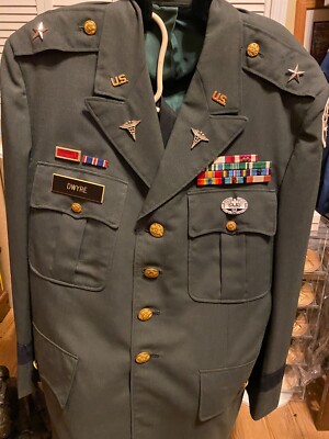 Military Uniform U S Army Brigadier General with Ribbon & Medals | eBay