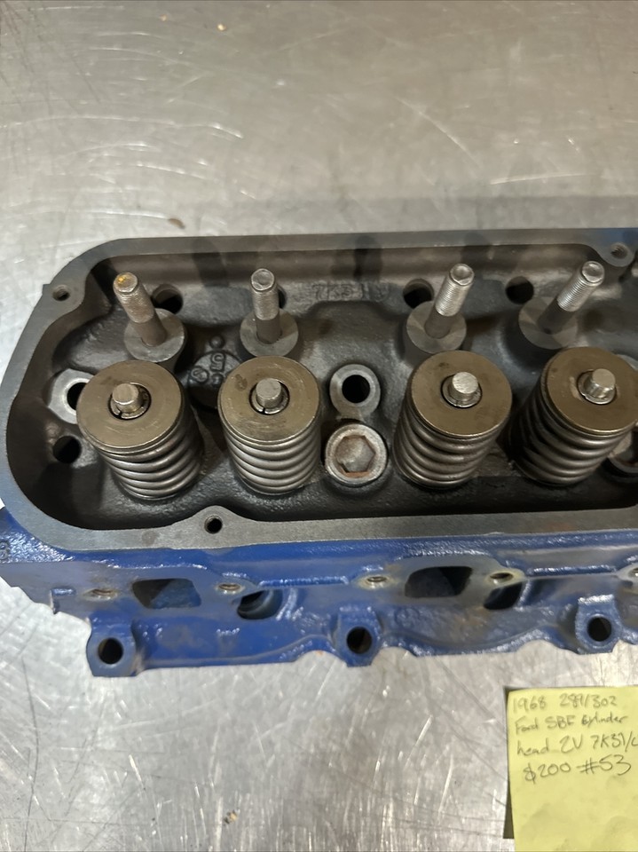 1968 Ford 289/302 SBF Cylinder Head 2v 7k31/c80e | Genuine OEM