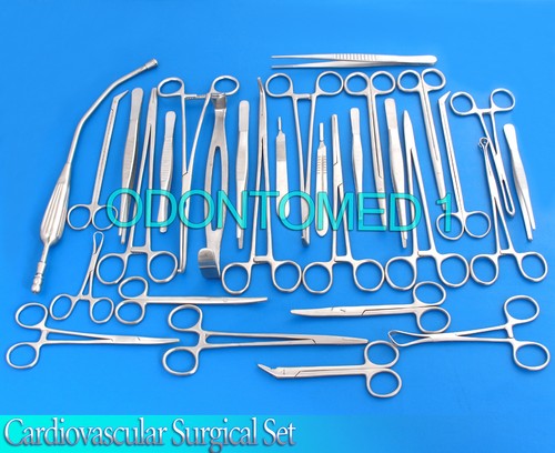 99 Pieces Cardiovascular Surgical Instrument Set DS-1006 | eBay