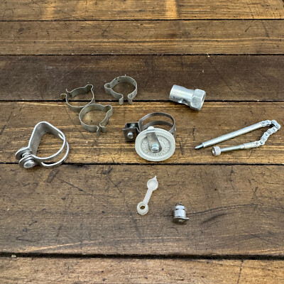 Vintage Sturmey Archer Hub Part Lot Oil Port Cap Cover Chain Pulley ...