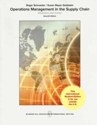 Operations Management In The Supply Chain: Decisions And Cas 7E Global ...