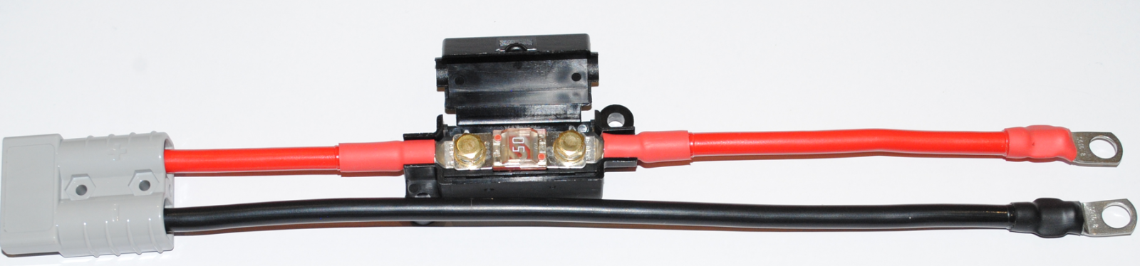 Anderson plug to eyelet converter with 50amp Midi Fuse 6B&S Cable 33cm ...