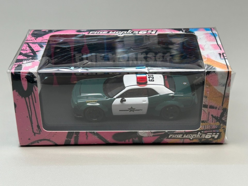 FW 1/64 Dodge SRT Hellcat Broward County American Police Car Model | eBay