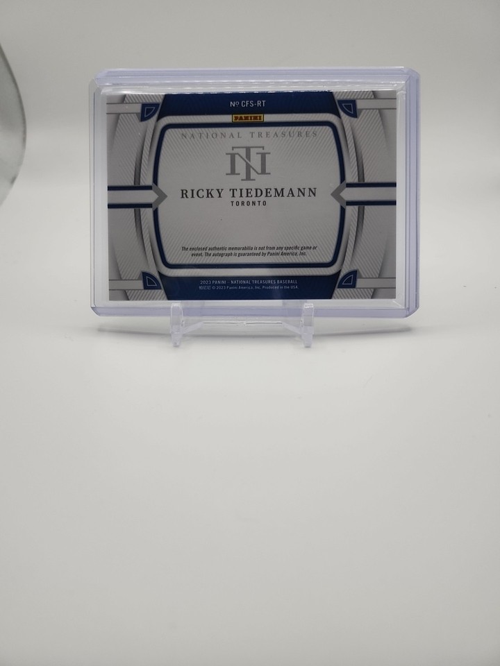 2023 Panini National Treasure Clutch Factor Signatures Ricky Tiedemann ...
