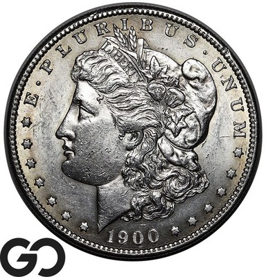 1900-S Morgan Silver Dollar Silver Coin, Choice Uncirculated Better ...