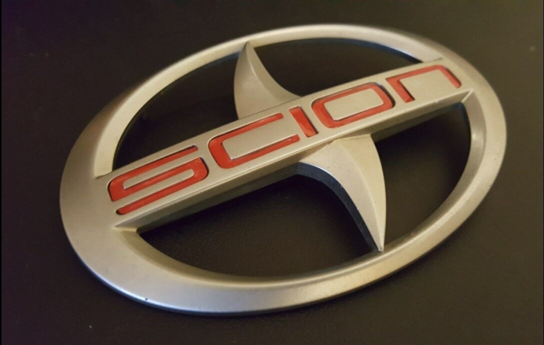 2004 - 2010 Scion TC SCION letter Inlays Emblem Vinyl TRD Toyota Decals ...