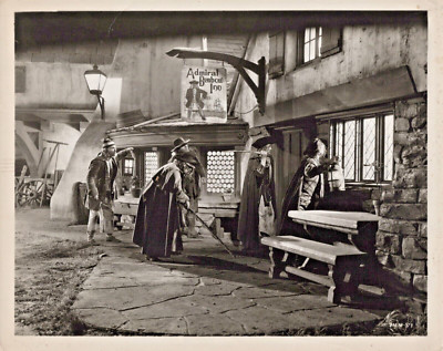 PIRATES Raid Inn FILM Image of TREASURE ISLAND 1950 Movie Press Photo ...