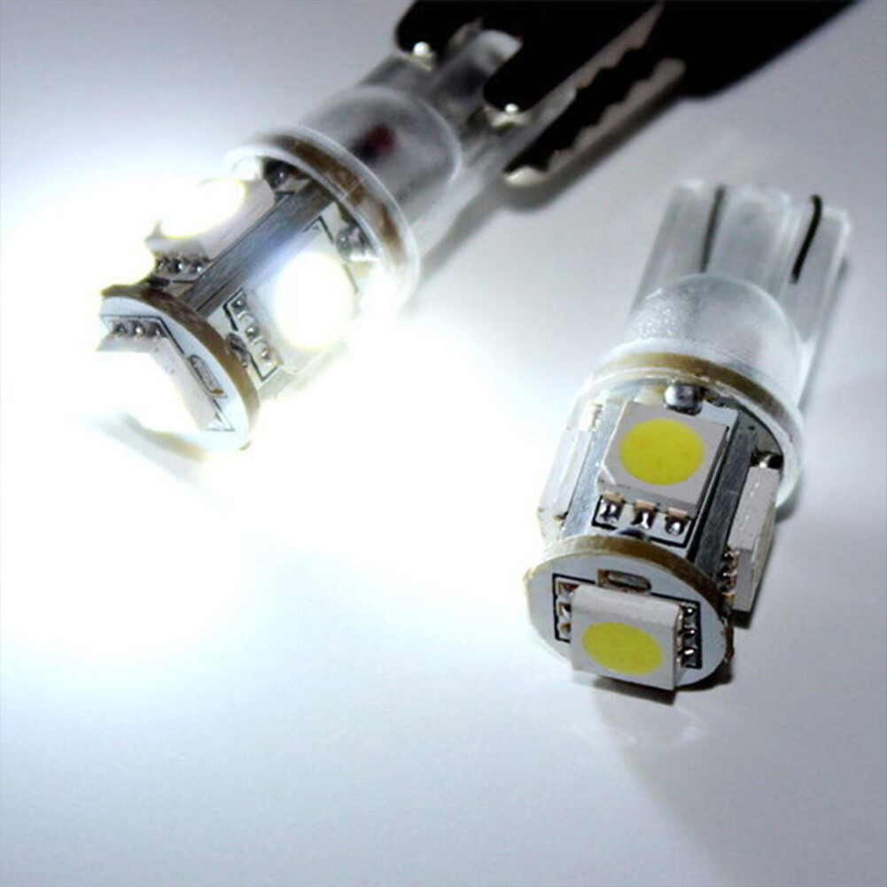 12V 5 SMD LED Car Auto Light Bulb White Light Parking Safe Car Side ...