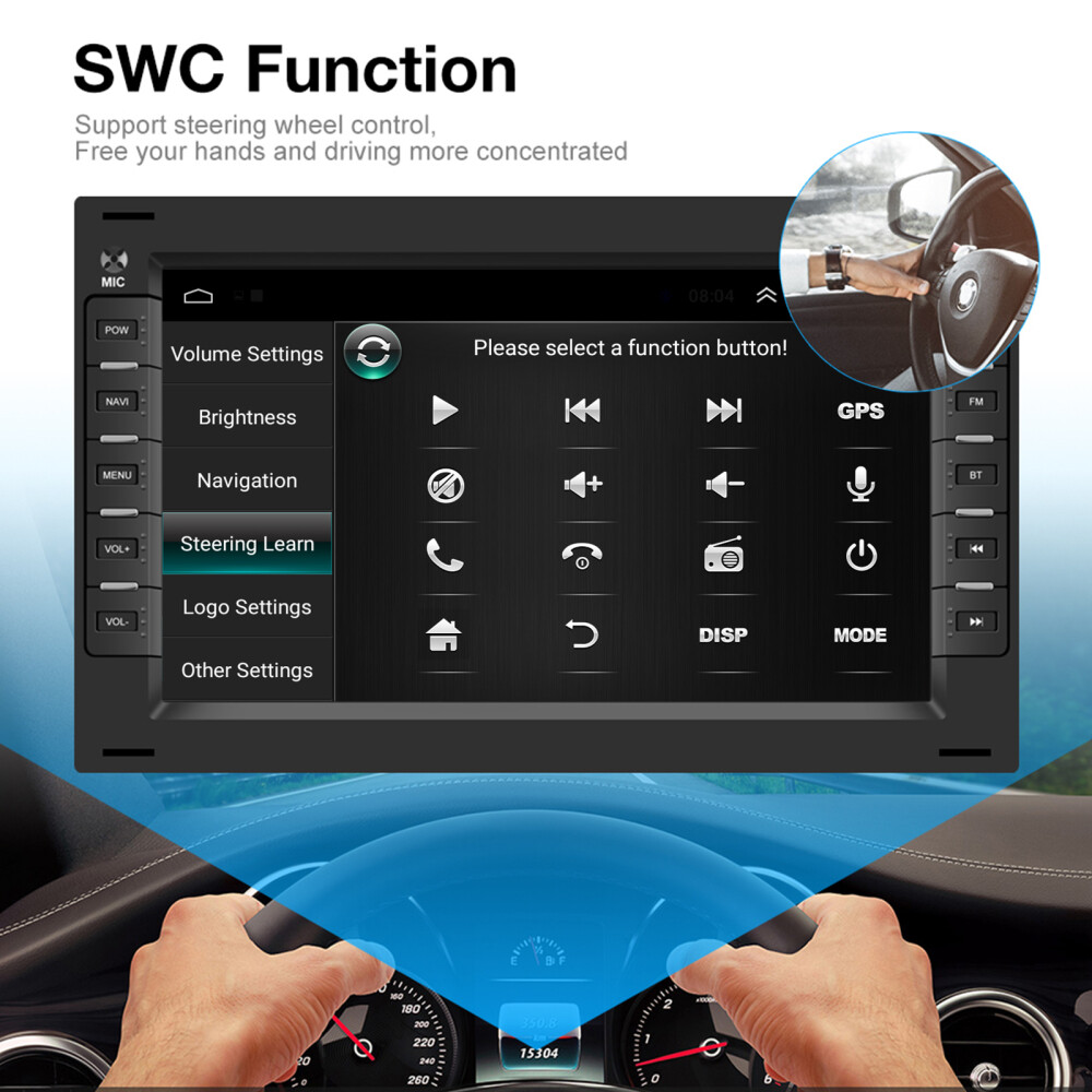For VW Transporter T5 T4 Android Car Stereo Radio DAB+ Sat Nav CarPlay ...
