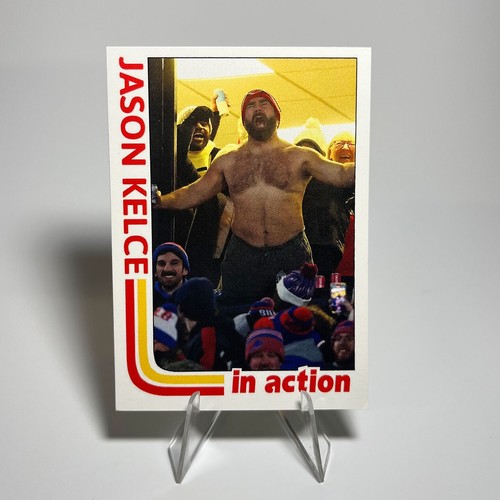 Jason Kelce IN ACTION custom trading card - Parody art card by ...