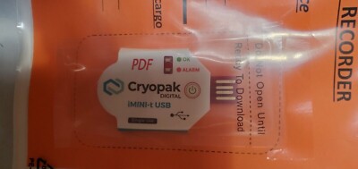 Cryopak iMINI-t USB Single Trip Data Logger / PDF Temperature Logger_0 ...