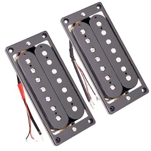 2 String Electric Guitar Pickups with Screws, Black | eBay Australia