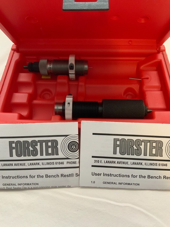 New Forster Bench Rest Die Set - Select Caliber | eBay
