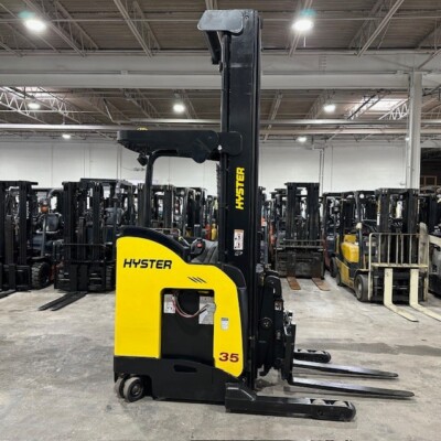 2018 Hyster N35ZDR2 3500lbs Used Double Reach Forklift Sideshift 2864 ...