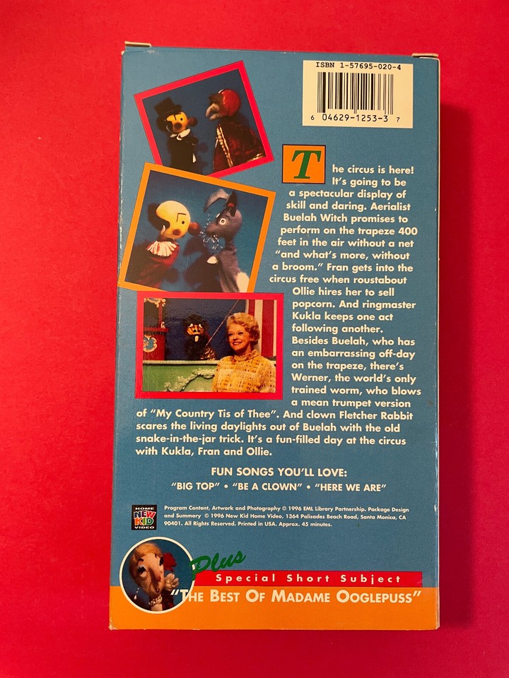 Kukla, Fran and Ollie - Be A Clown, Be A Clown - VHS 604629125337| eBay