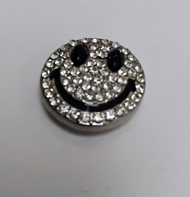 Smiley Happy Face Snap Jewelry Charm | eBay