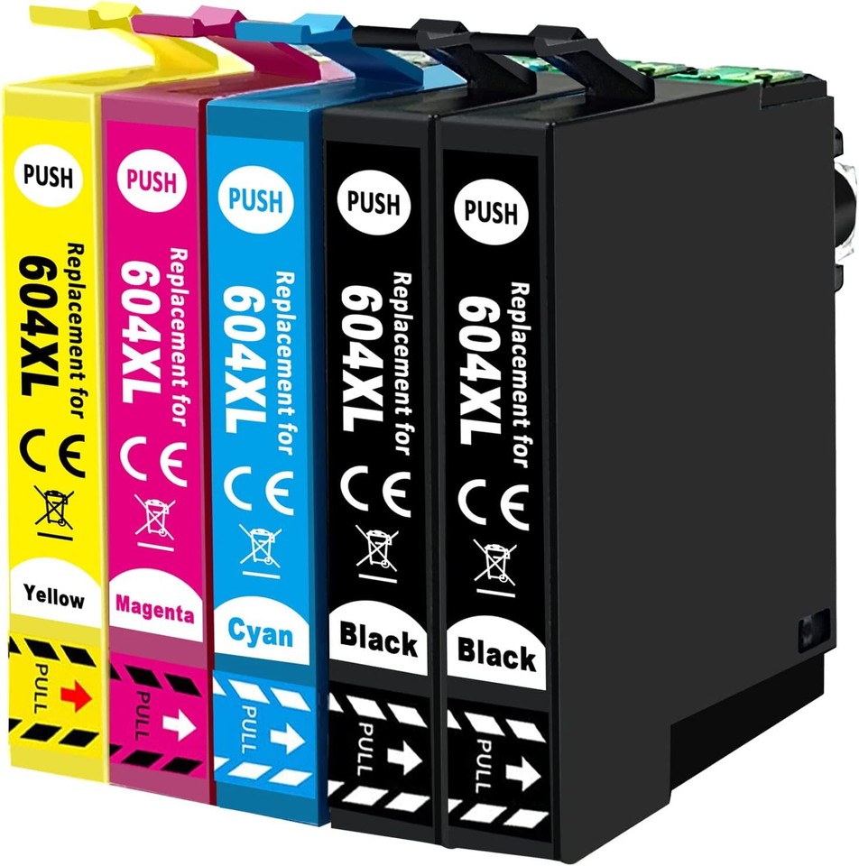 LOT Ink Cartridges For Epson 604XL XP-2200 3200 4200 2205 3205 WF-2935 ...