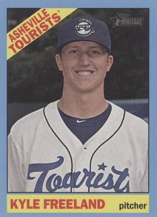2015 Topps Heritage Minor League Edition - Kyle Freeland #152 Blue ...