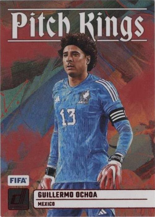 2023-24 Panini Donruss Fifa - Pitch Kings Guillermo Ochoa #15 Red for ...