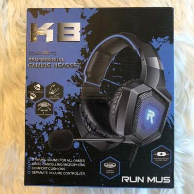 Runmus K8 gaming headset 12- C | eBay