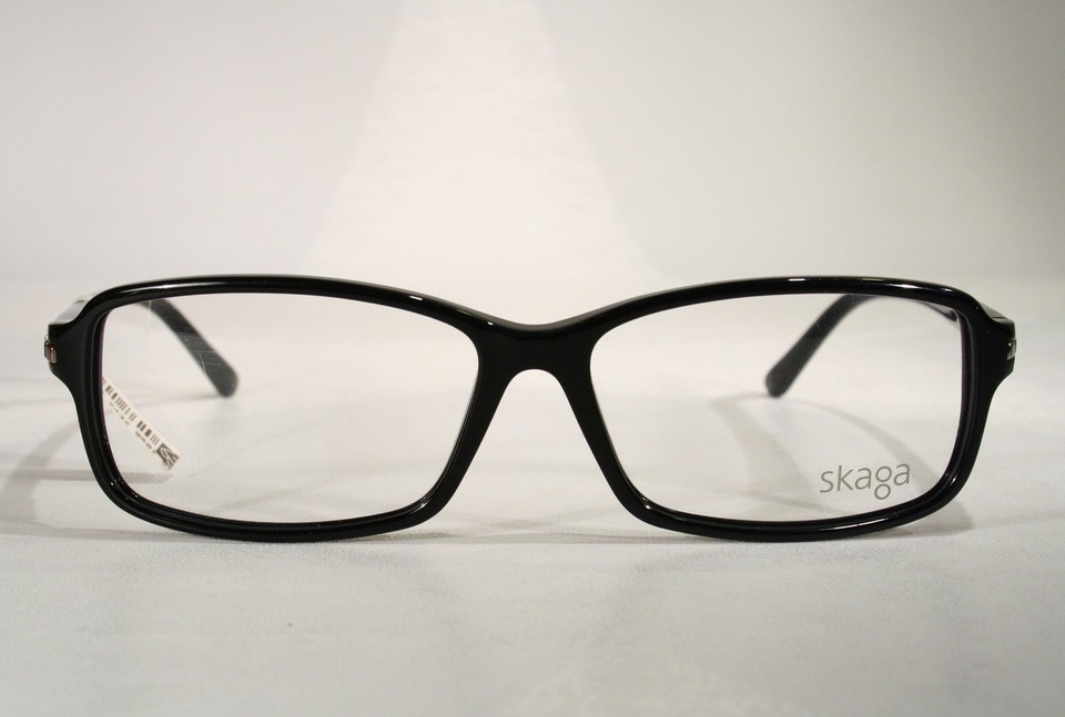 Black Plastic SKAGA Unisex Swedish Design Optical Glasses Frames ...