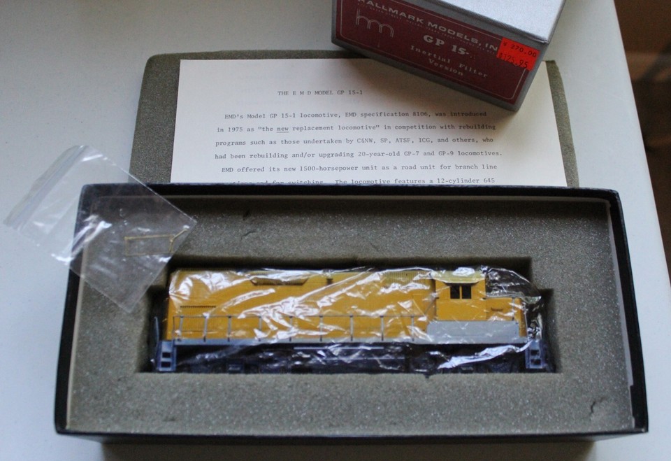 Hallmark Models EMD GP15-1 conversion to Chessie System GP15T HO SCALE ...