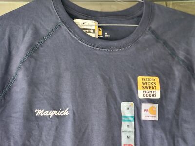 New Carhartt Fr Cat 2 Force Navy Tee Shirt New W/Tags (PICK YOUR SIZE ...